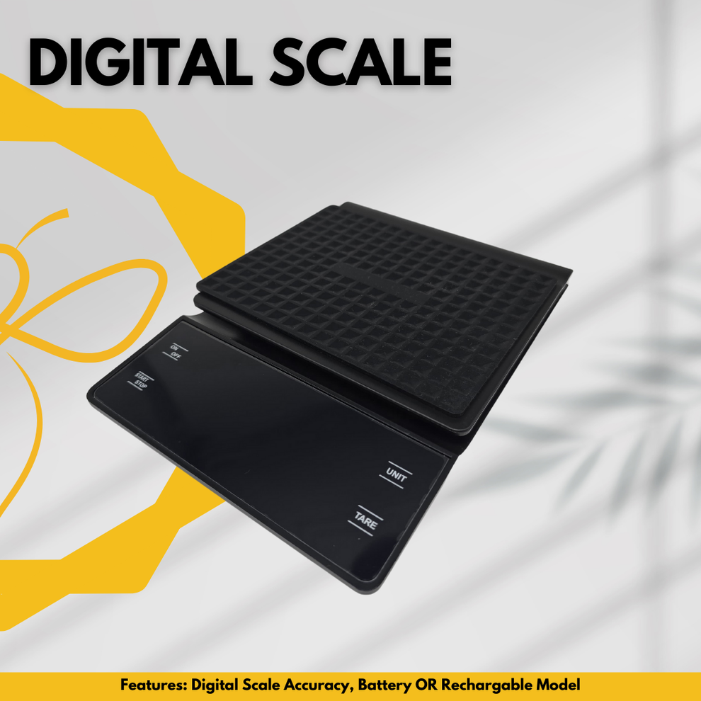 Digital Scale Battery Operated & USB-C Rechargable – GossipBee
